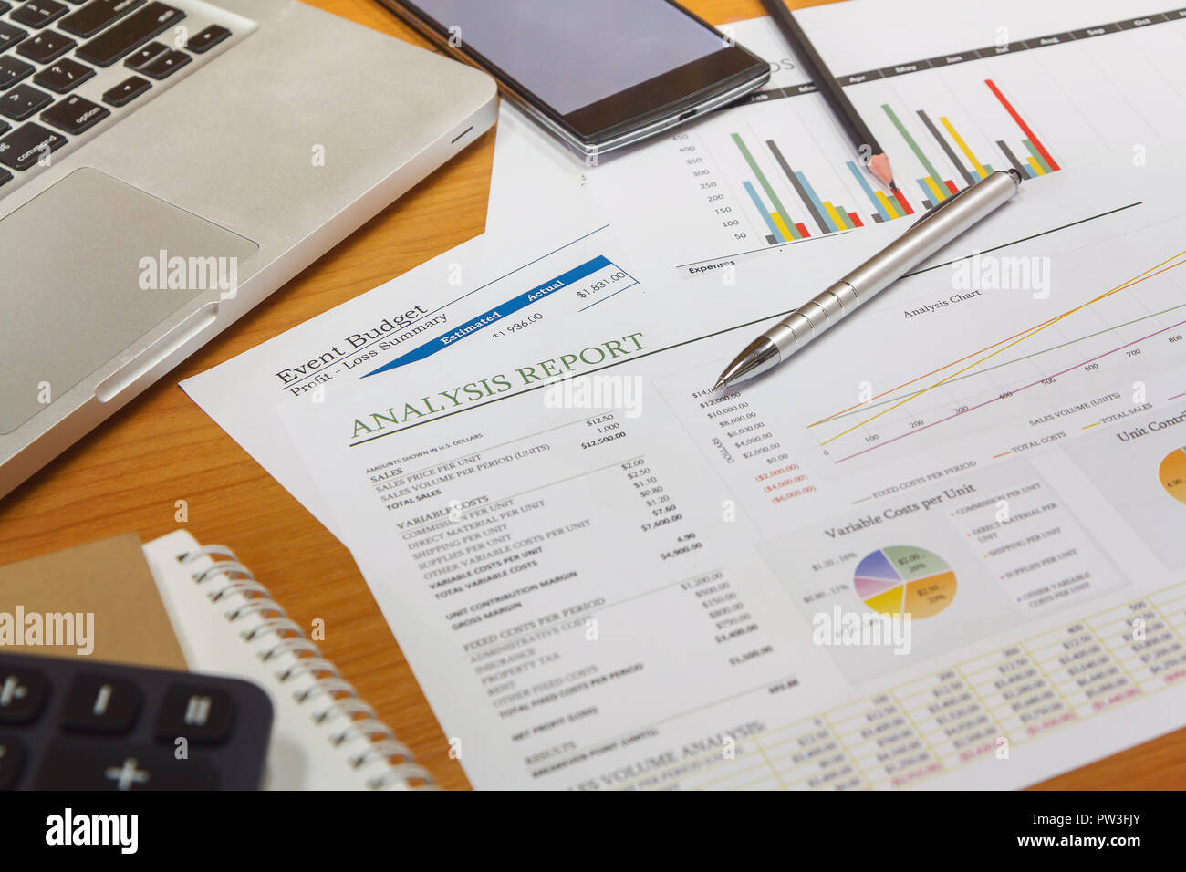 Business and finance concept of office working, Businessman discussing ...