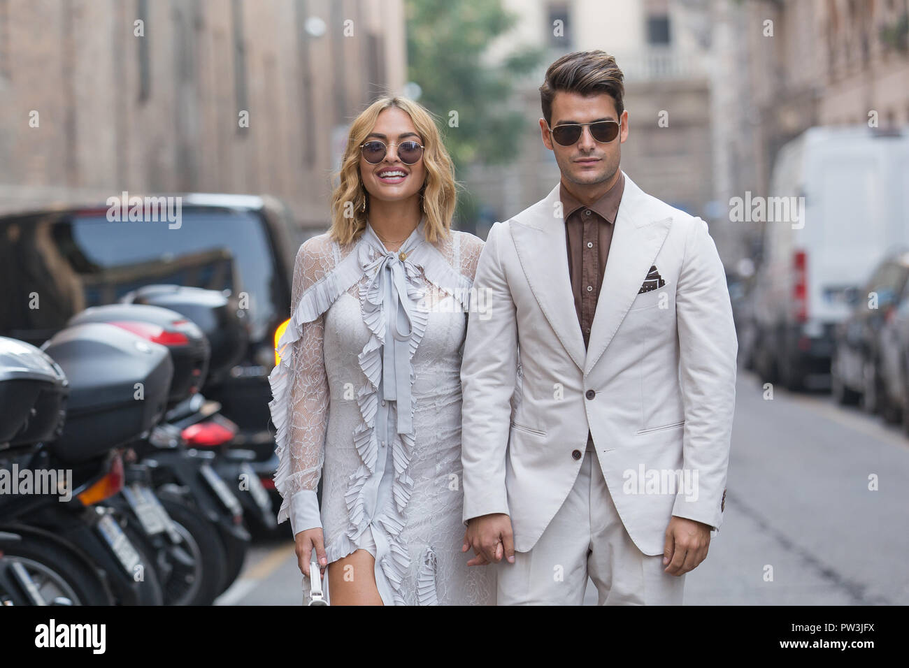 Giulia Gaudino and Frank Gallucci Stock Photo - Alamy