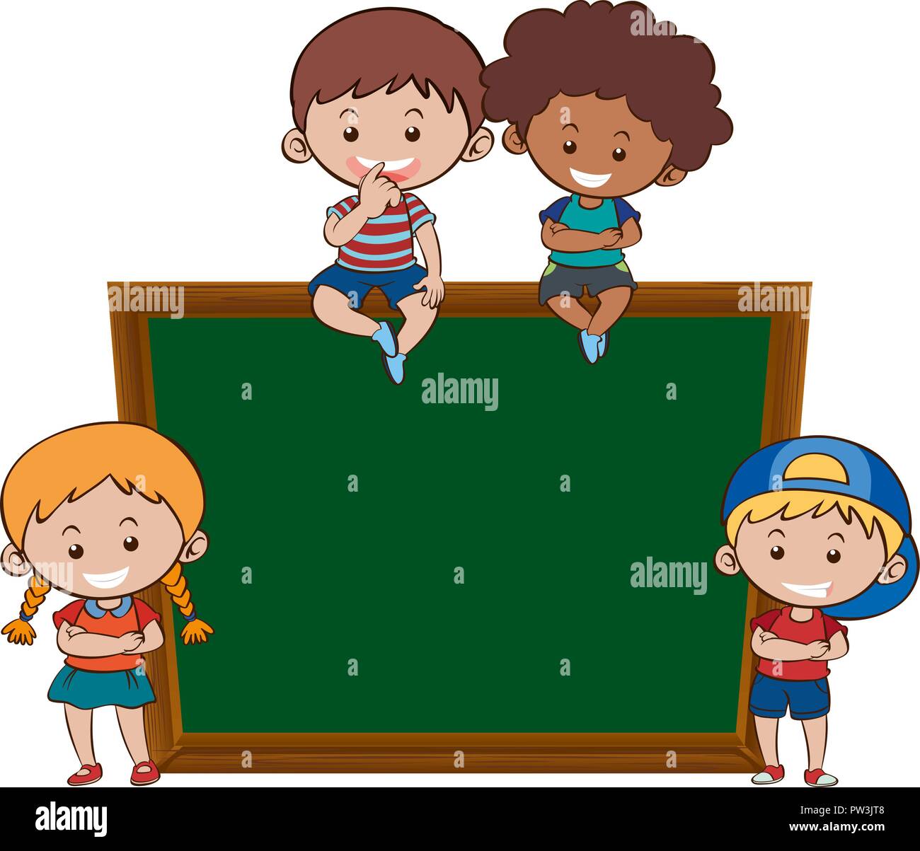 Chalkboard clipart Stock Vector Images - Alamy