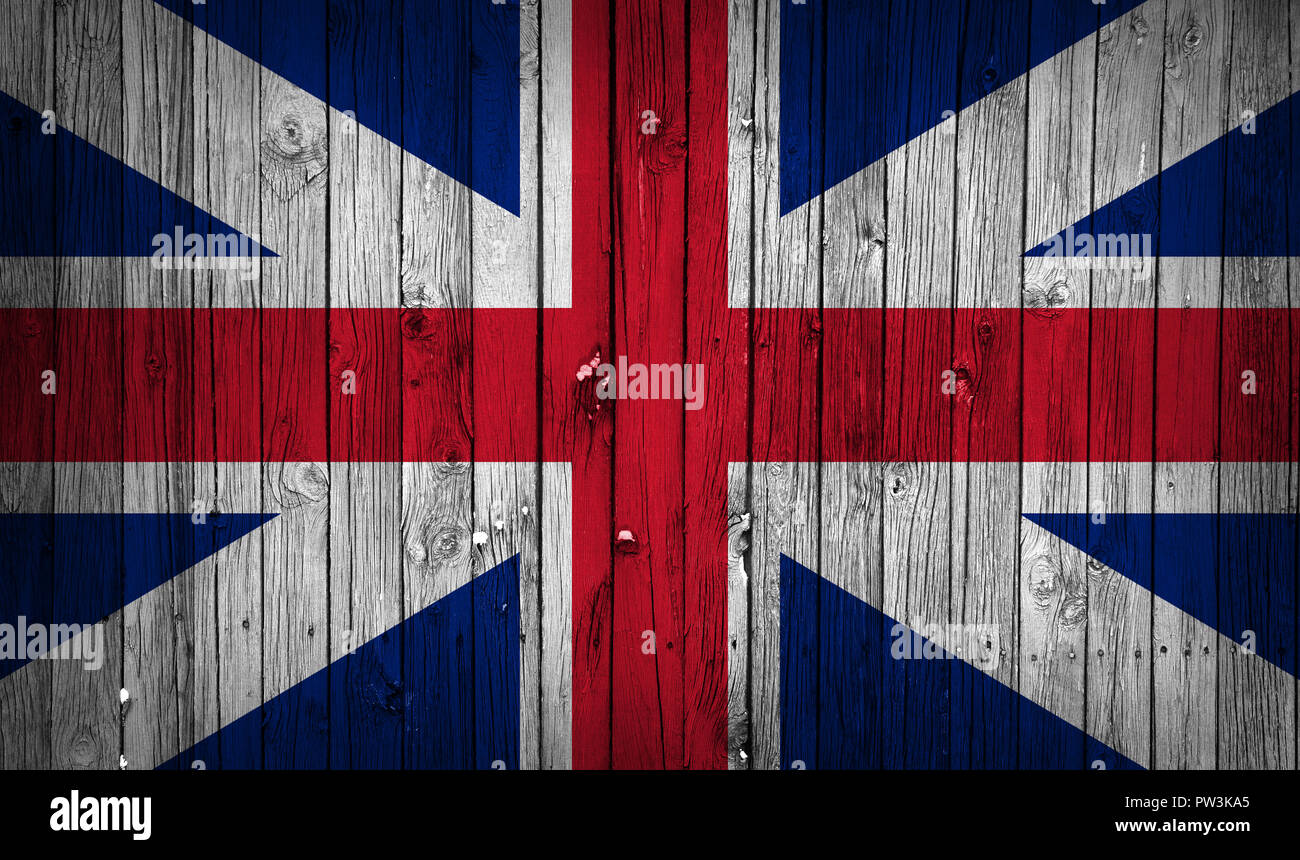 Uk flag on old hi-res stock photography and images - Alamy