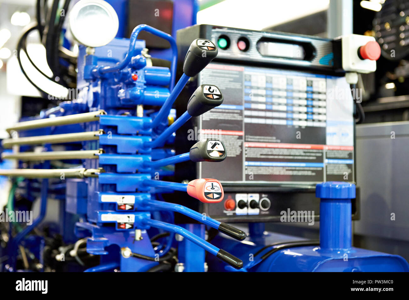 Hydraulic control valve hi-res stock photography and images - Alamy