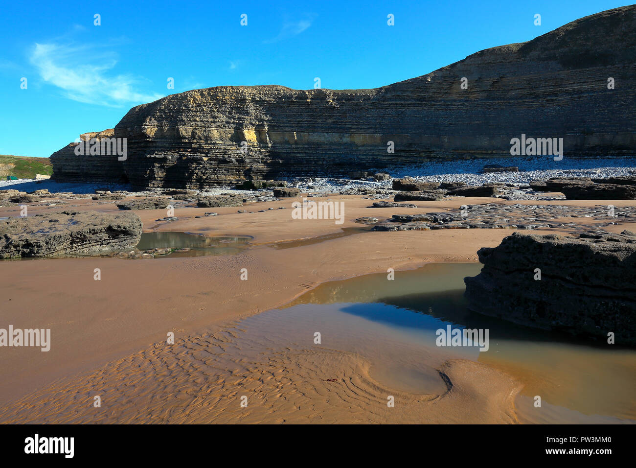 The delightful and picturesque bay at Southerndown aka Dunraven bay ...