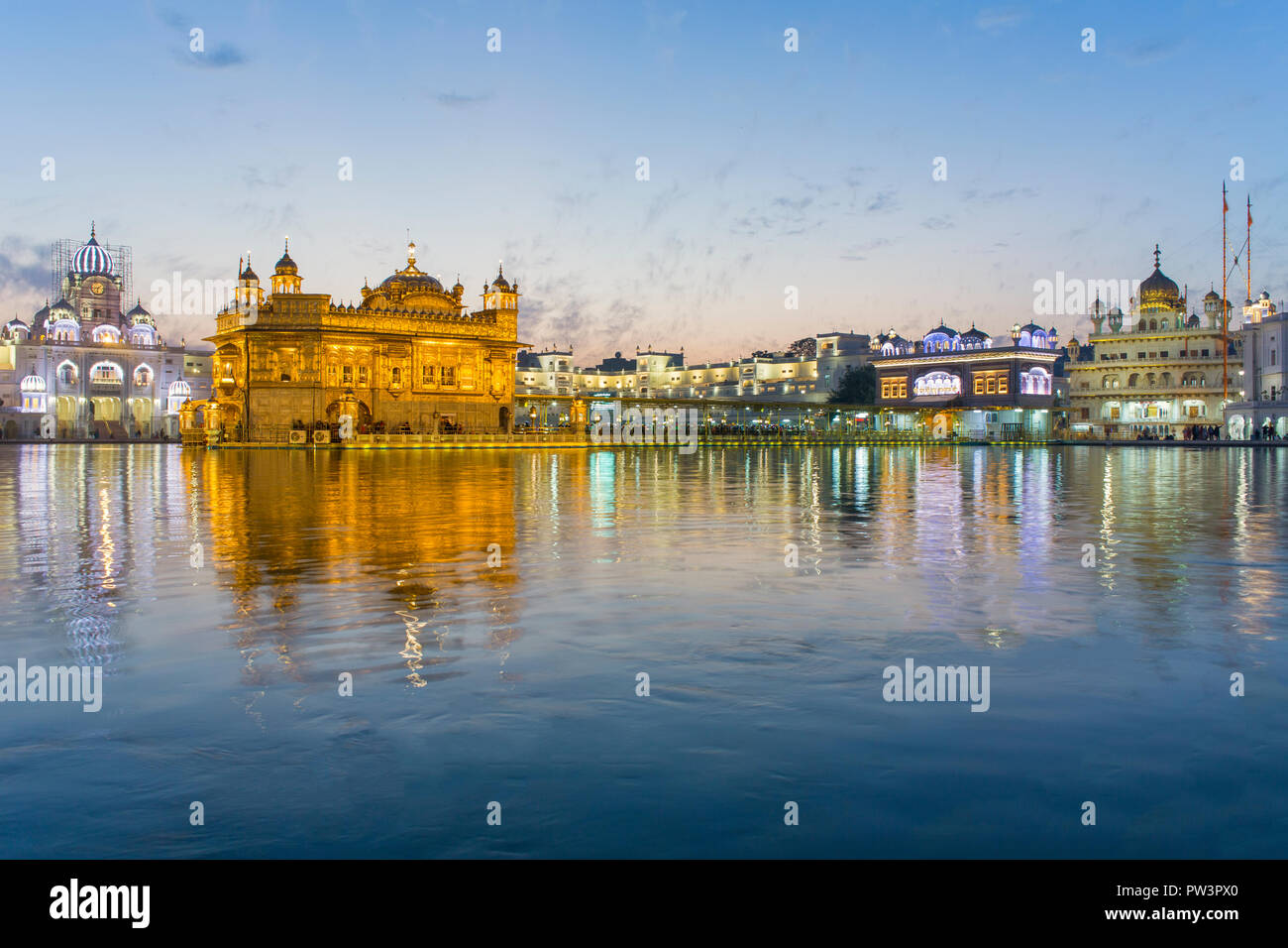 India, Punjab, Amritsar, - Golden Temple, The Harmandir Sahib, Amrit ...