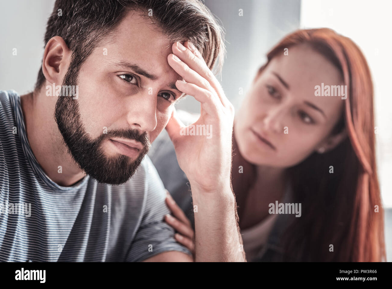 Gloomy man hi-res stock photography and images - Alamy
