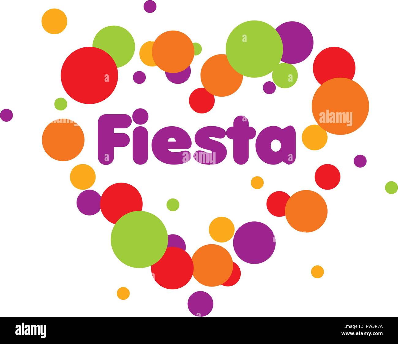 Abstract logo for the Fiesta. Vector illustration Stock Vector Image ...