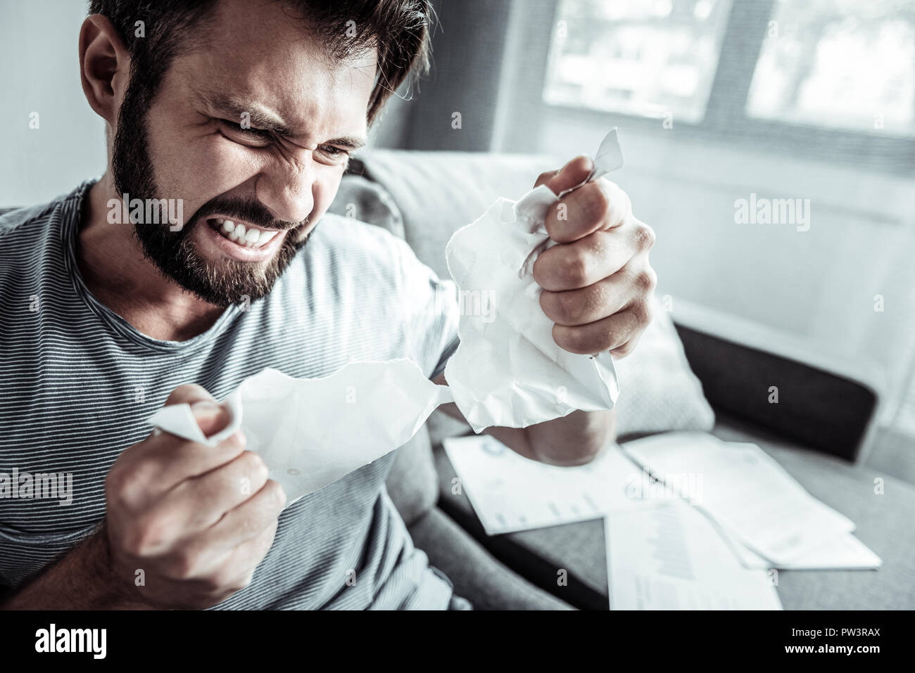 Tearing Paper High Resolution Stock Photography and Images - Alamy