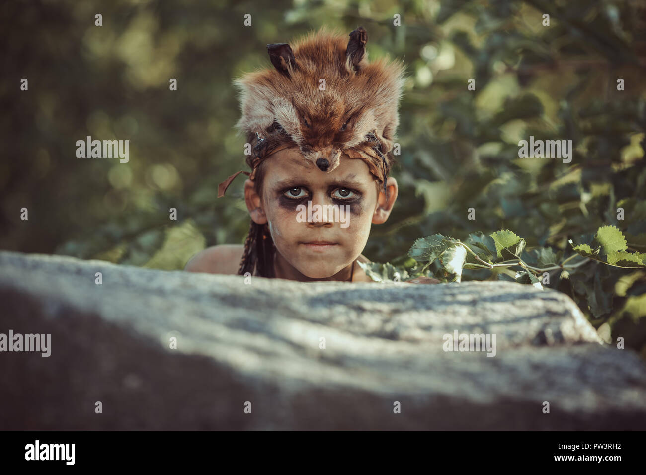 Boy and man traditional hunting hi-res stock photography and images - Alamy