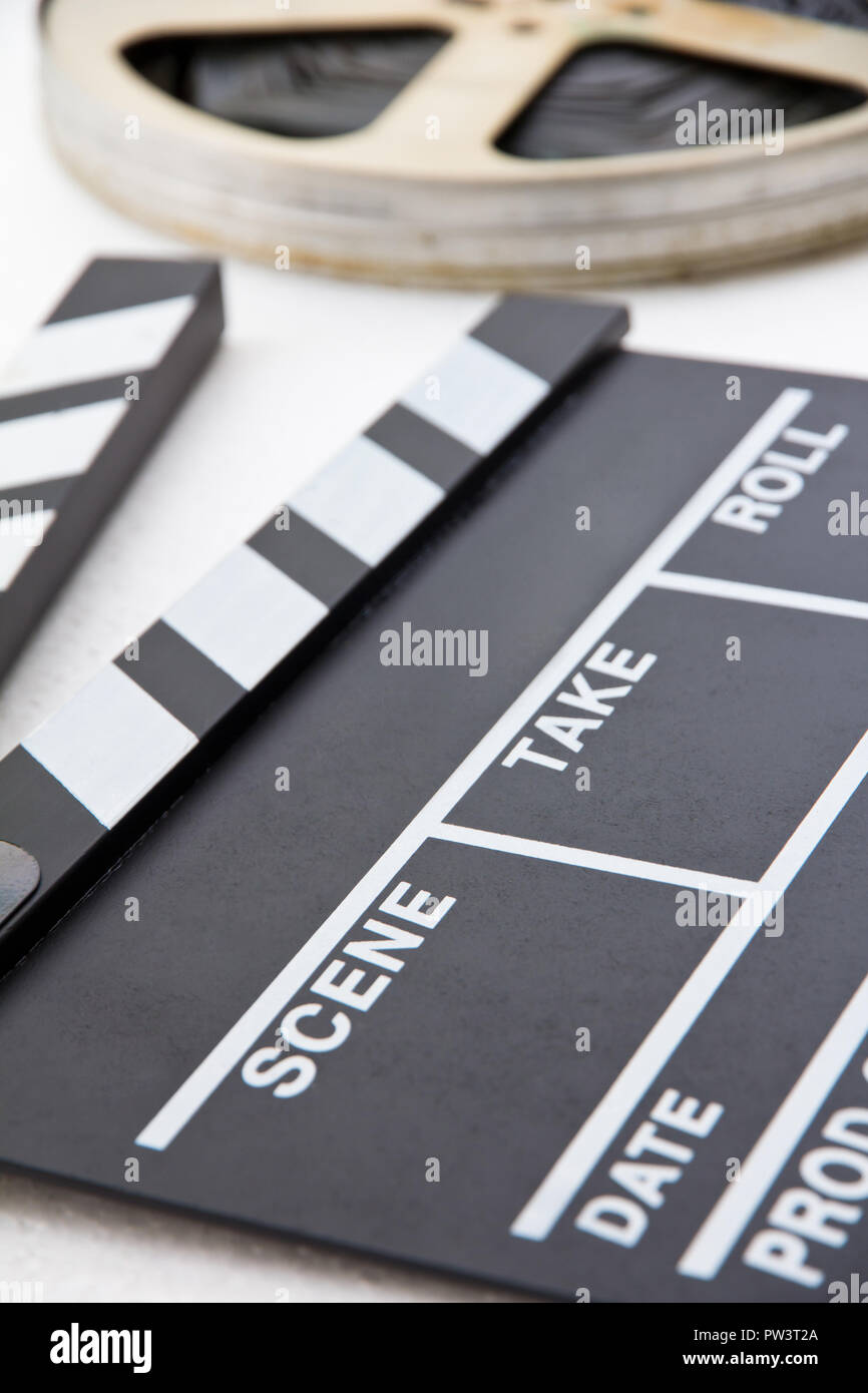 Film Slate background Stock Photo - Alamy