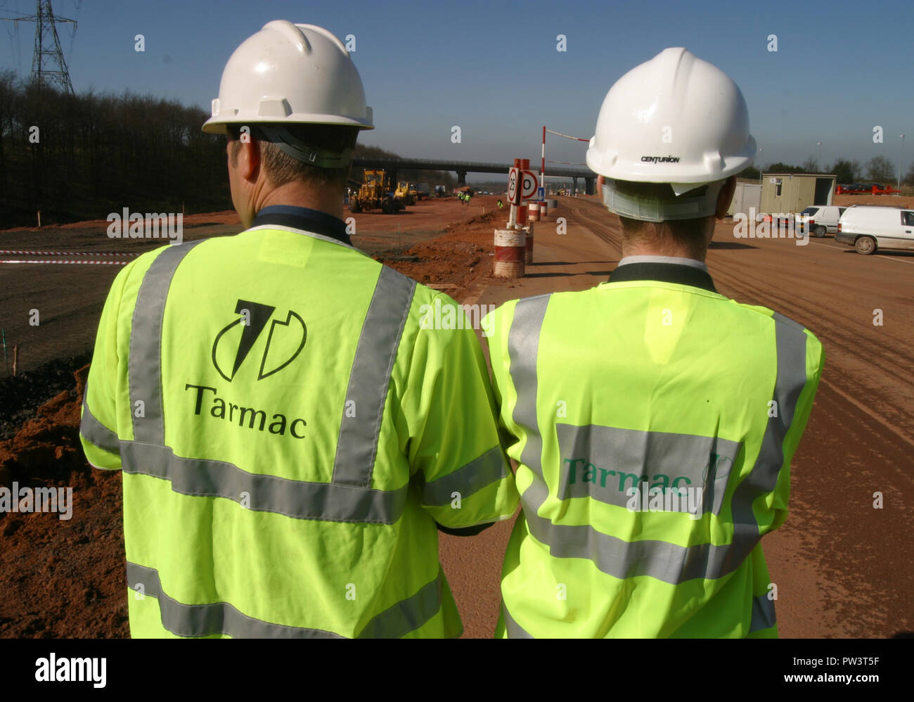 M6 toll road construction hi-res stock photography and images - Alamy