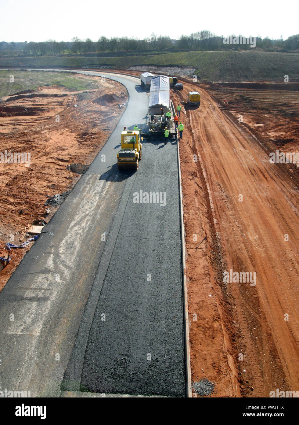 M6 toll construction hi-res stock photography and images - Alamy