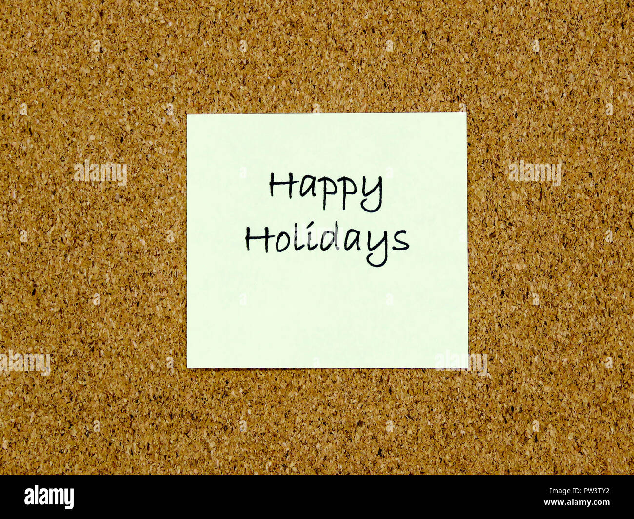 Holidays note hi-res stock photography and images - Alamy