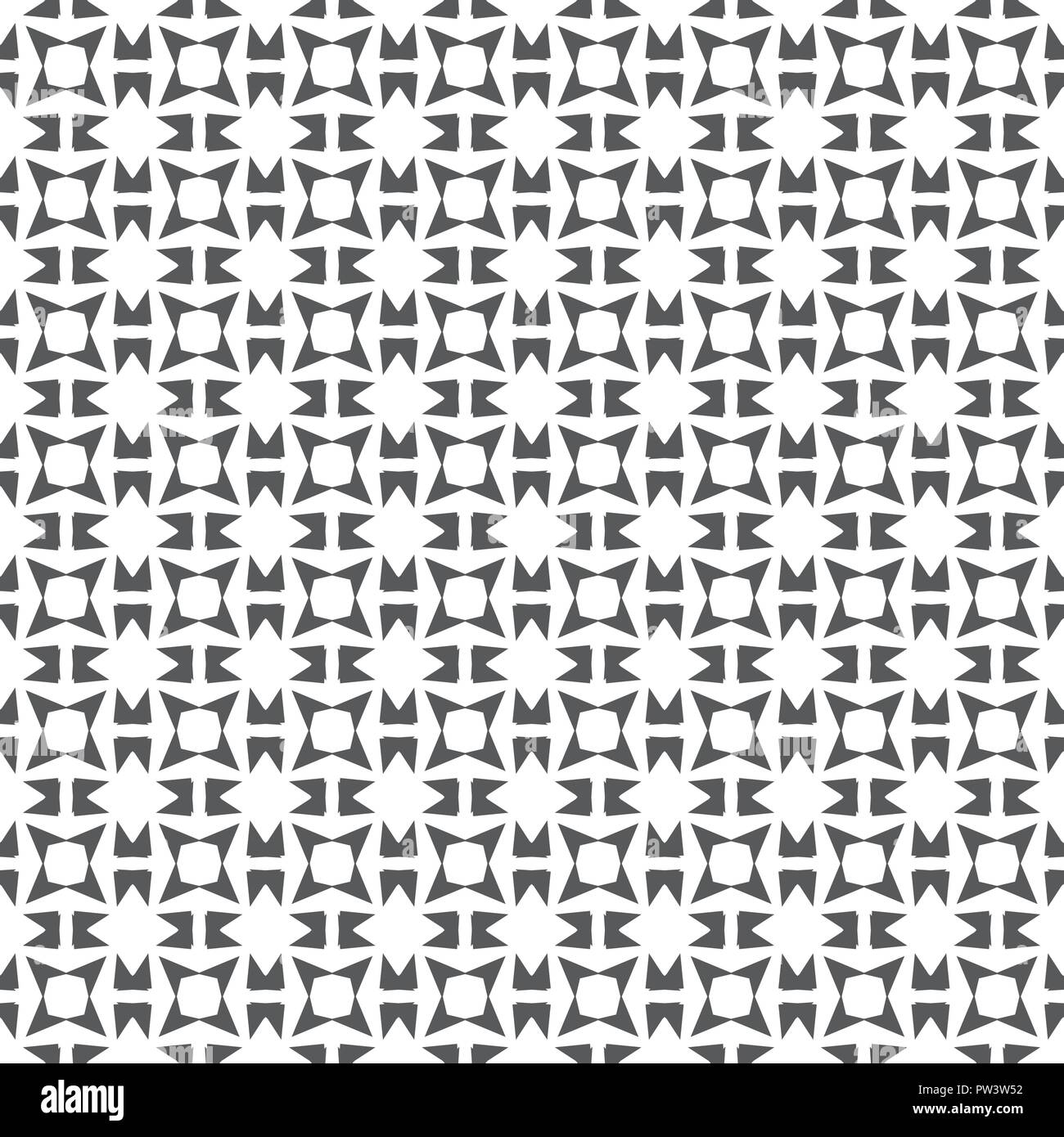 Abstract geometric Seamless pattern . Repeating geometric Black and ...