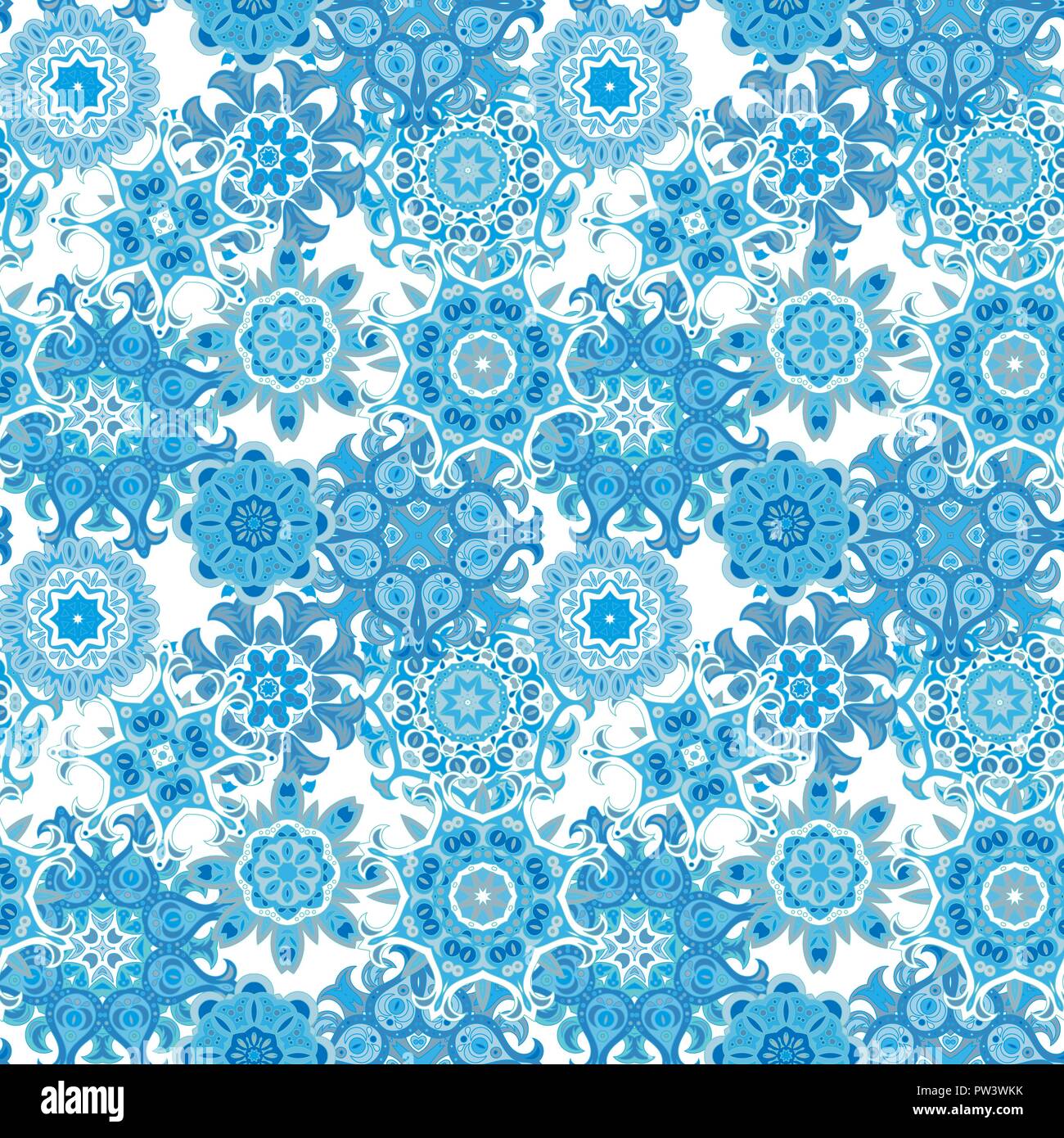 Mandala. Ethnic motifs vector seamless pattern Stock Vector Image & Art ...
