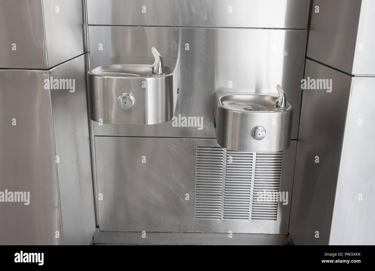 modern dispenser for drinkable water Stock Photo - Alamy