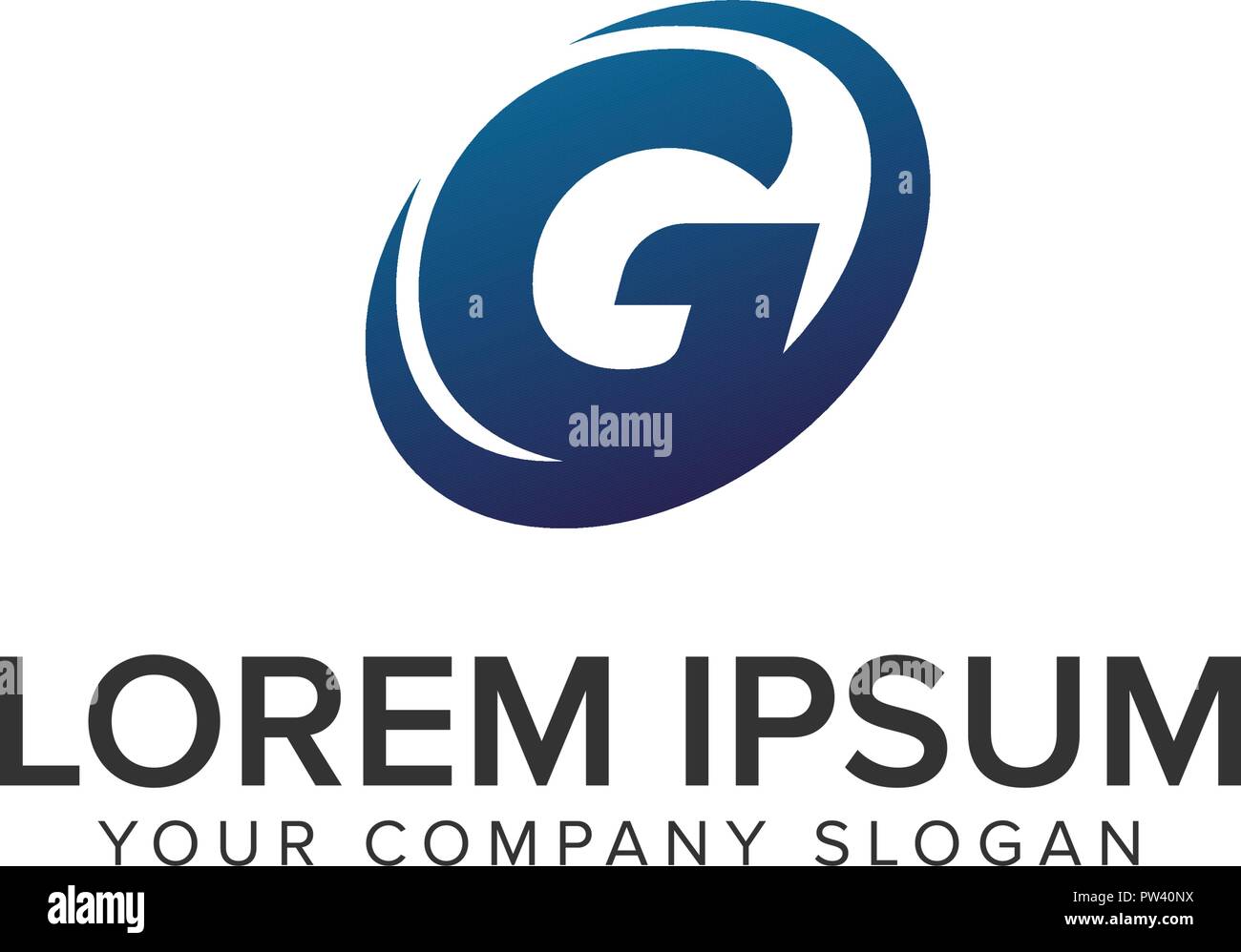 Creative modern letter G Logo design concept template . fully editable ...