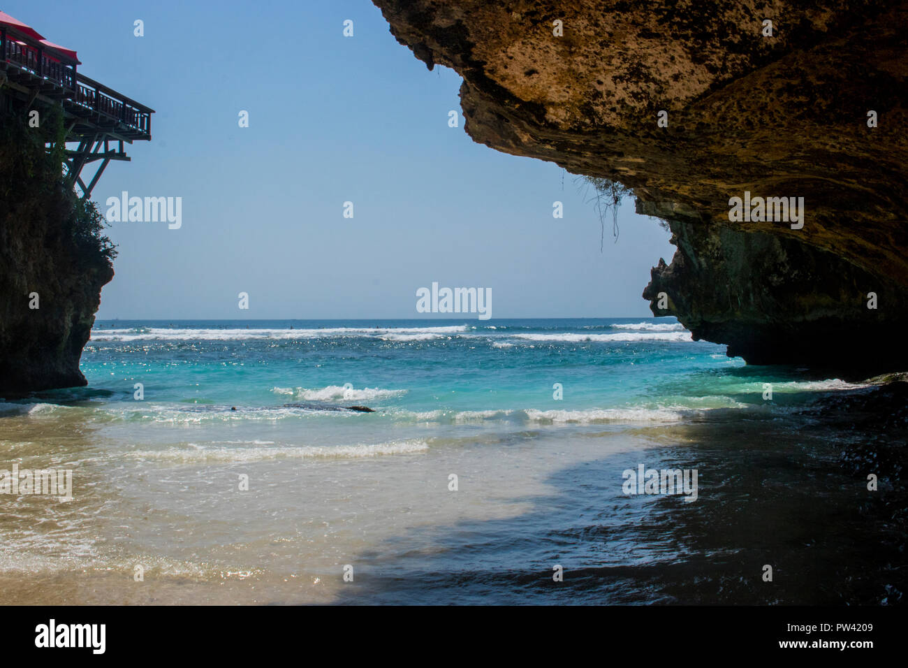 beautiful beach view summer holiday photo Stock Photo - Alamy