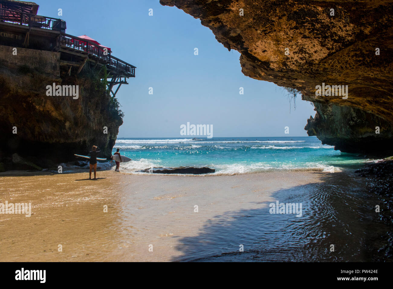 beautiful beach view summer holiday photo Stock Photo - Alamy