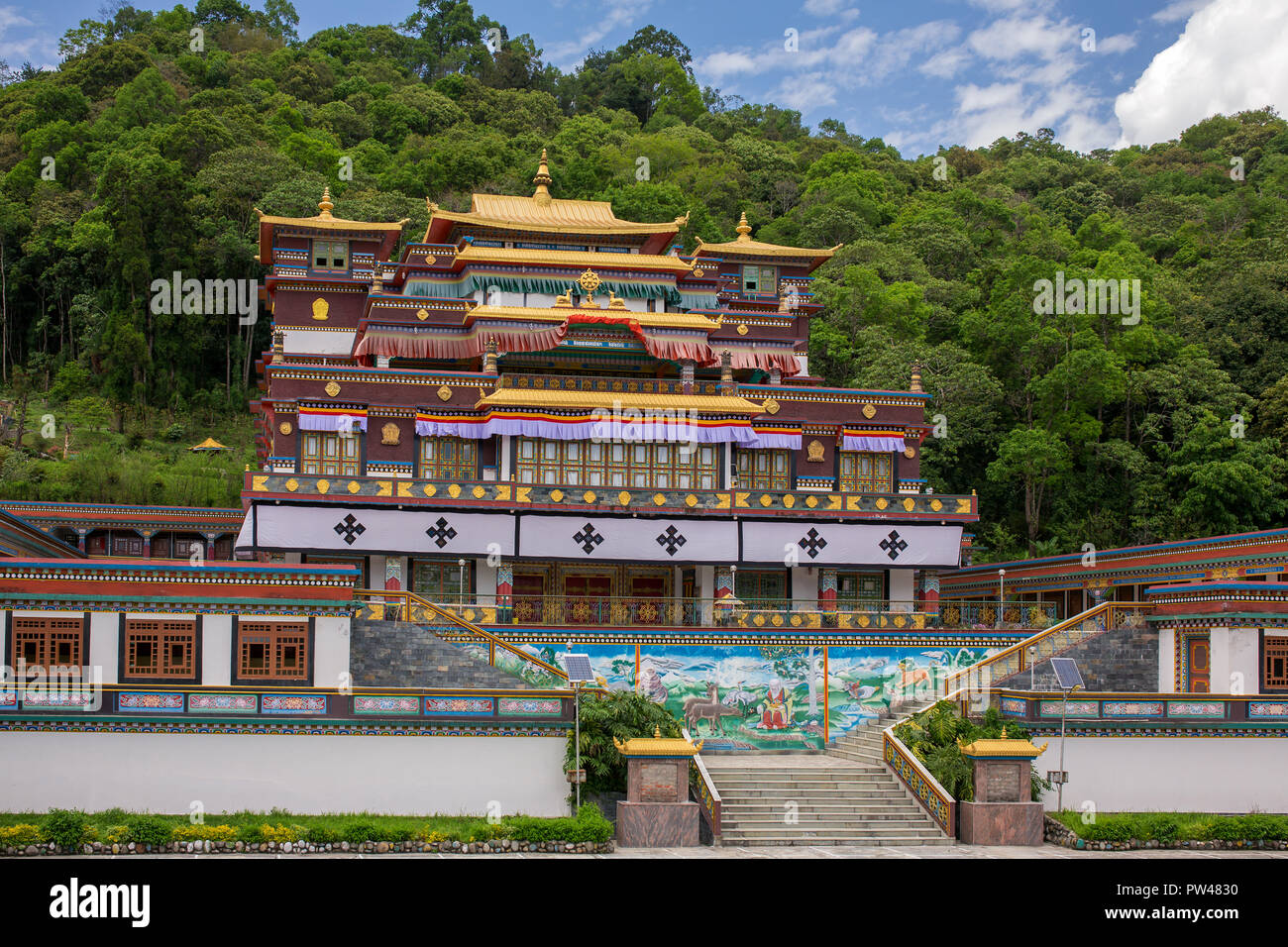 Art in monastery architecture sikkim hi-res stock photography and ...