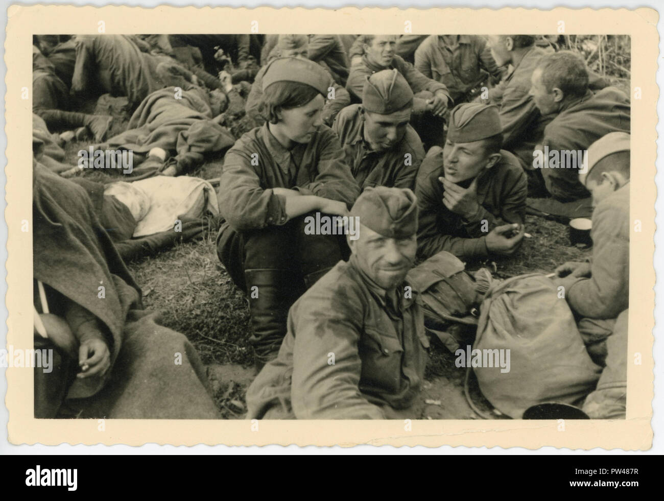 Red Army soldiers Stock Photo - Alamy