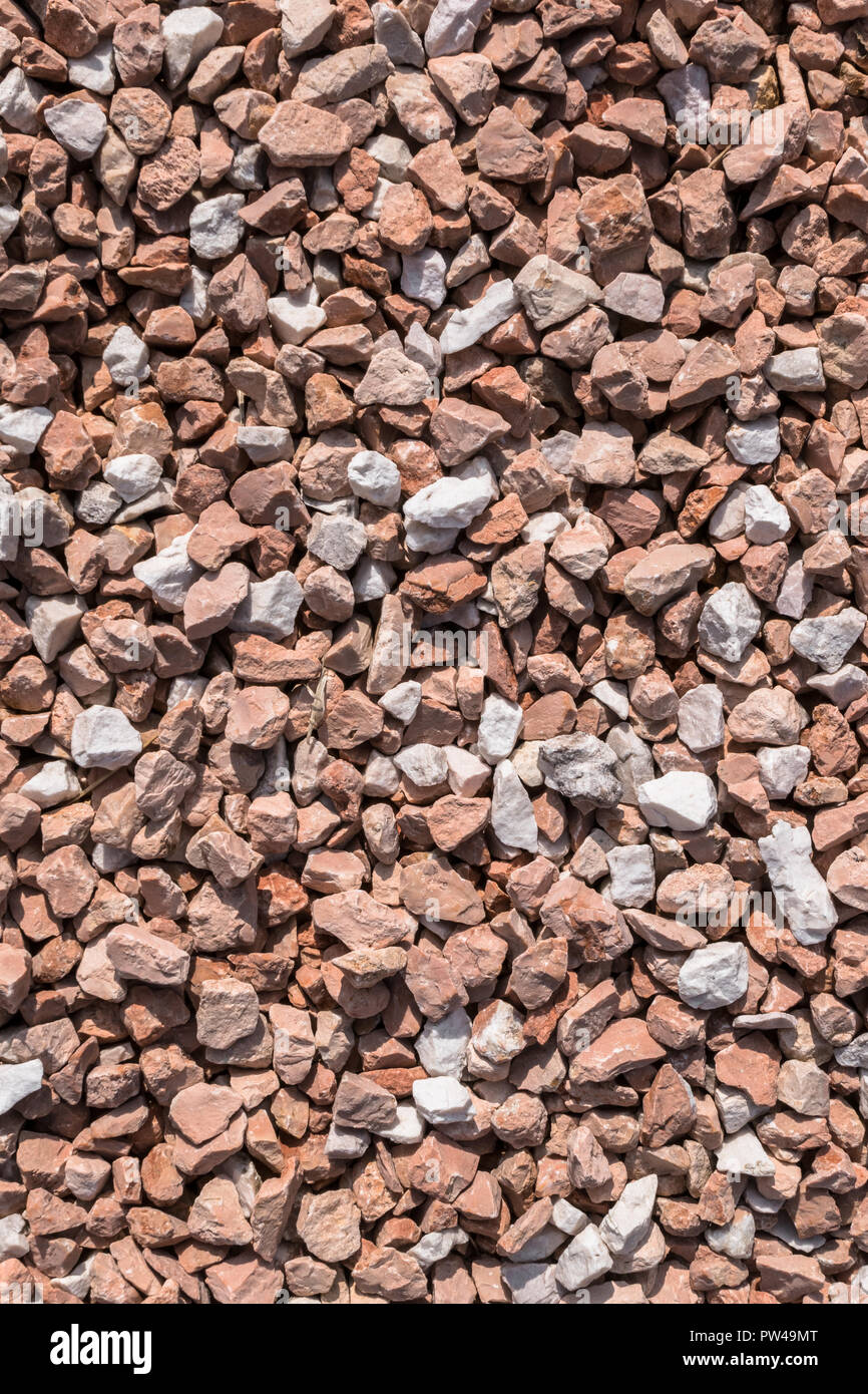 Closeup of little red pebbles. It can be used for texture and ...