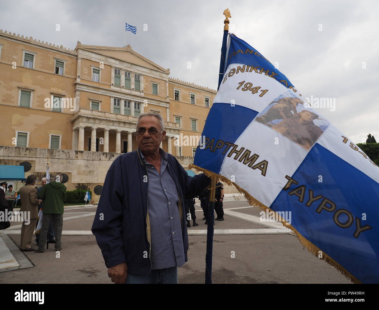 Athens, Greece. 12th Oct, 2018. WW2 resistance members gathered in ...