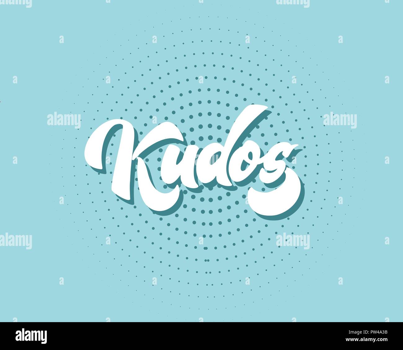 Bravo Kudos. Beautiful greeting card scratched calligraphy text word ...