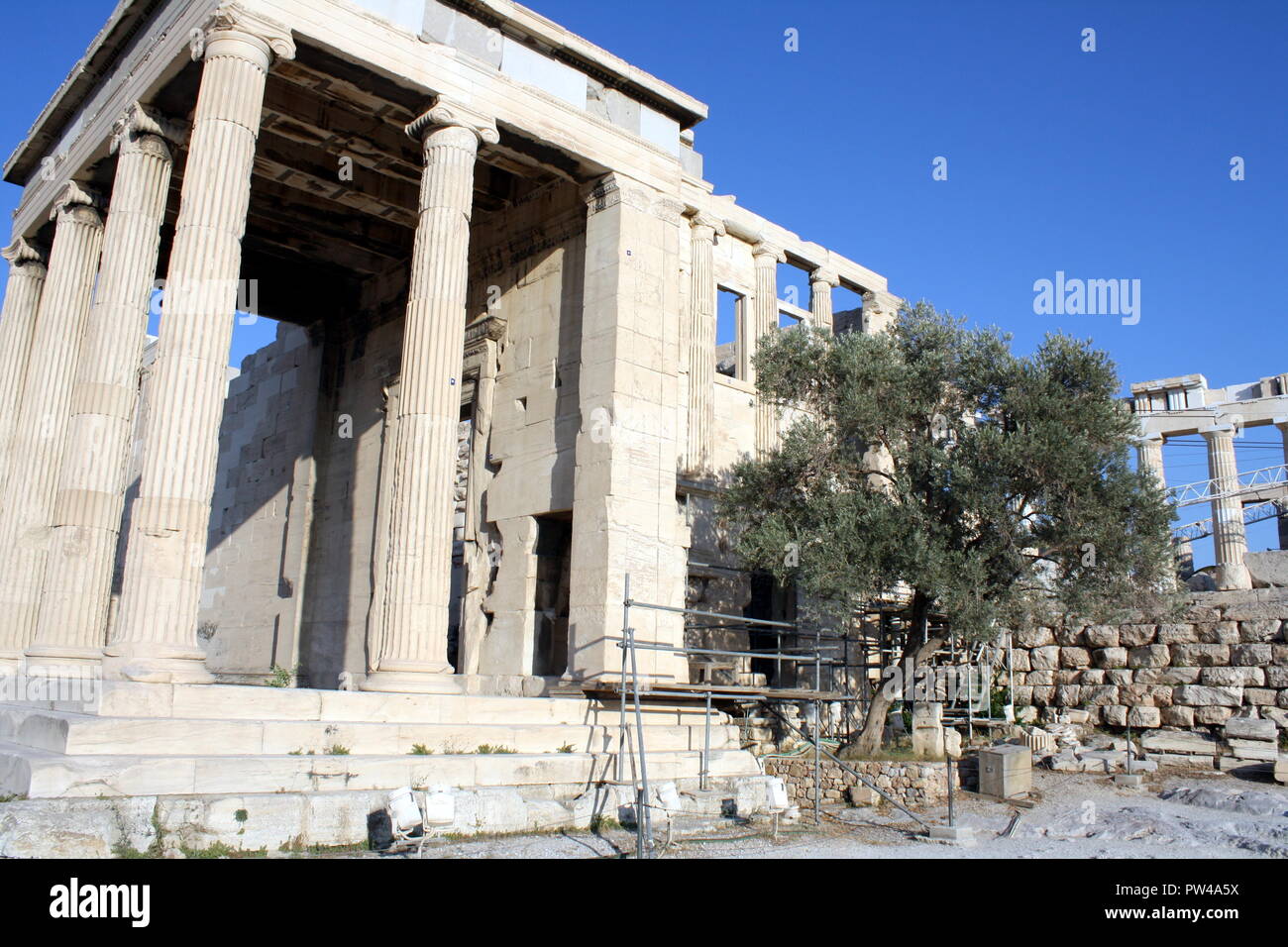 Temple of Nike on the Acropolis in Athens, Greece Stock Photo - Alamy