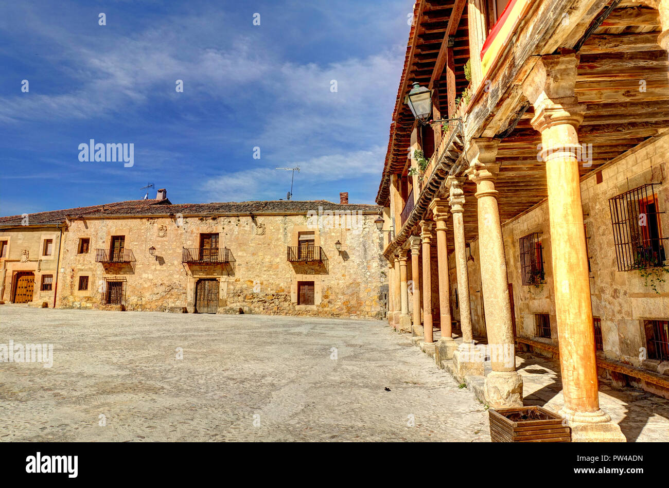 Pedraza de la Sierra village, Spain Stock Photo - Alamy