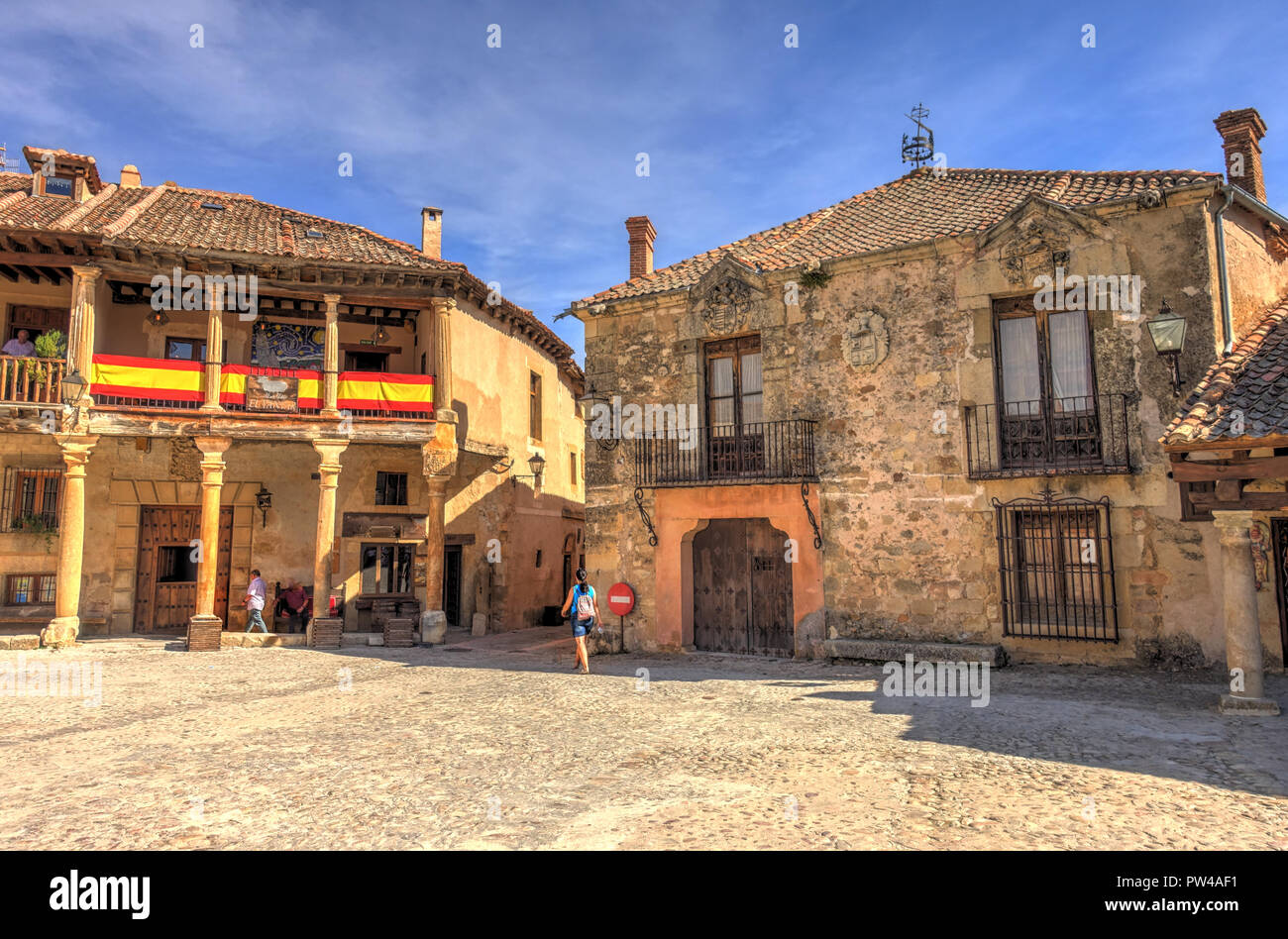 Pedraza de la Sierra village, Spain Stock Photo - Alamy