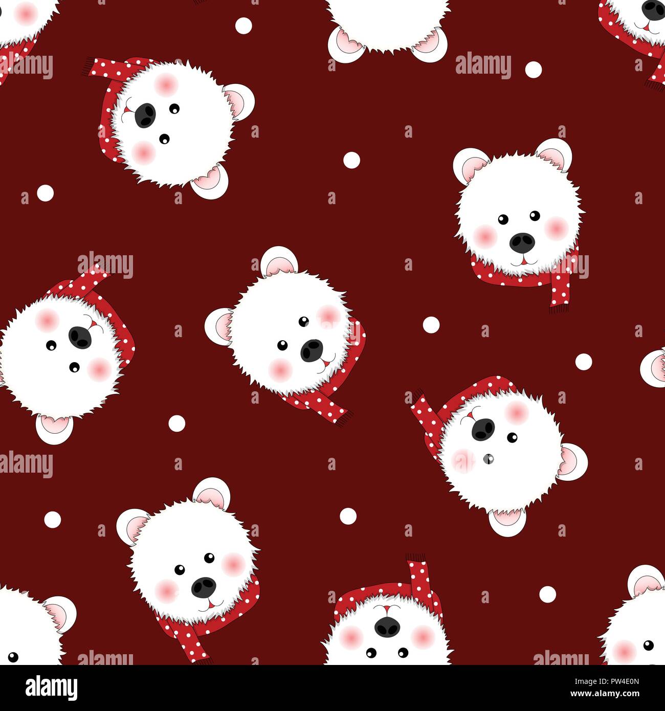 White fur polar bear texture hi-res stock photography and images - Alamy