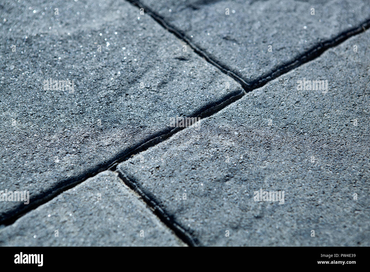 city rectangular gray paving tiles close up Stock Photo - Alamy