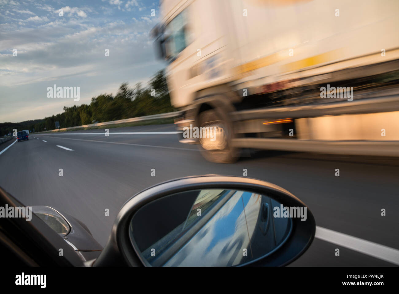 Car motion road side view hi-res stock photography and images - Alamy