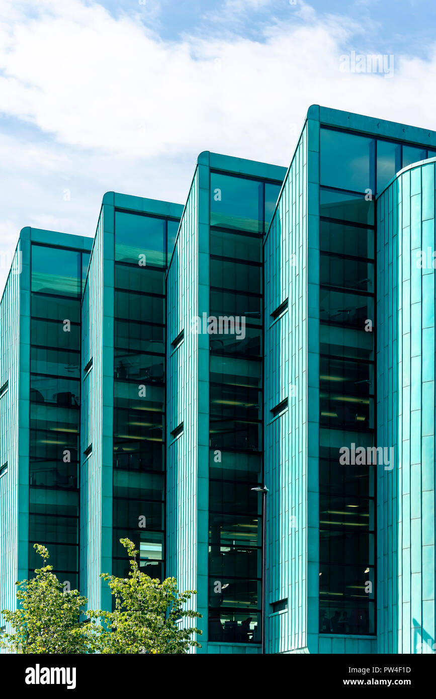 Sheffield, UK - Aug 29 2018: Information Commons building exterior ...