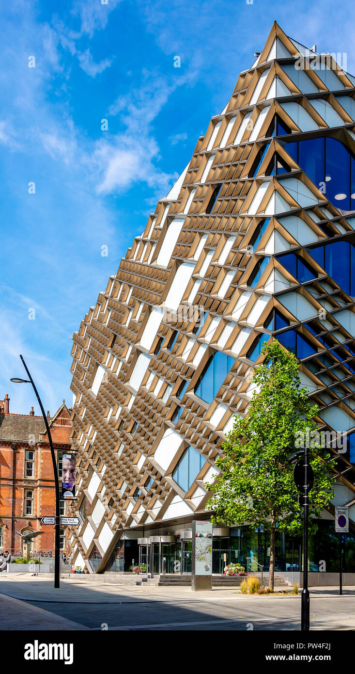 Sheffield, UK - August 29 2018: Day architectural exterior of the ...