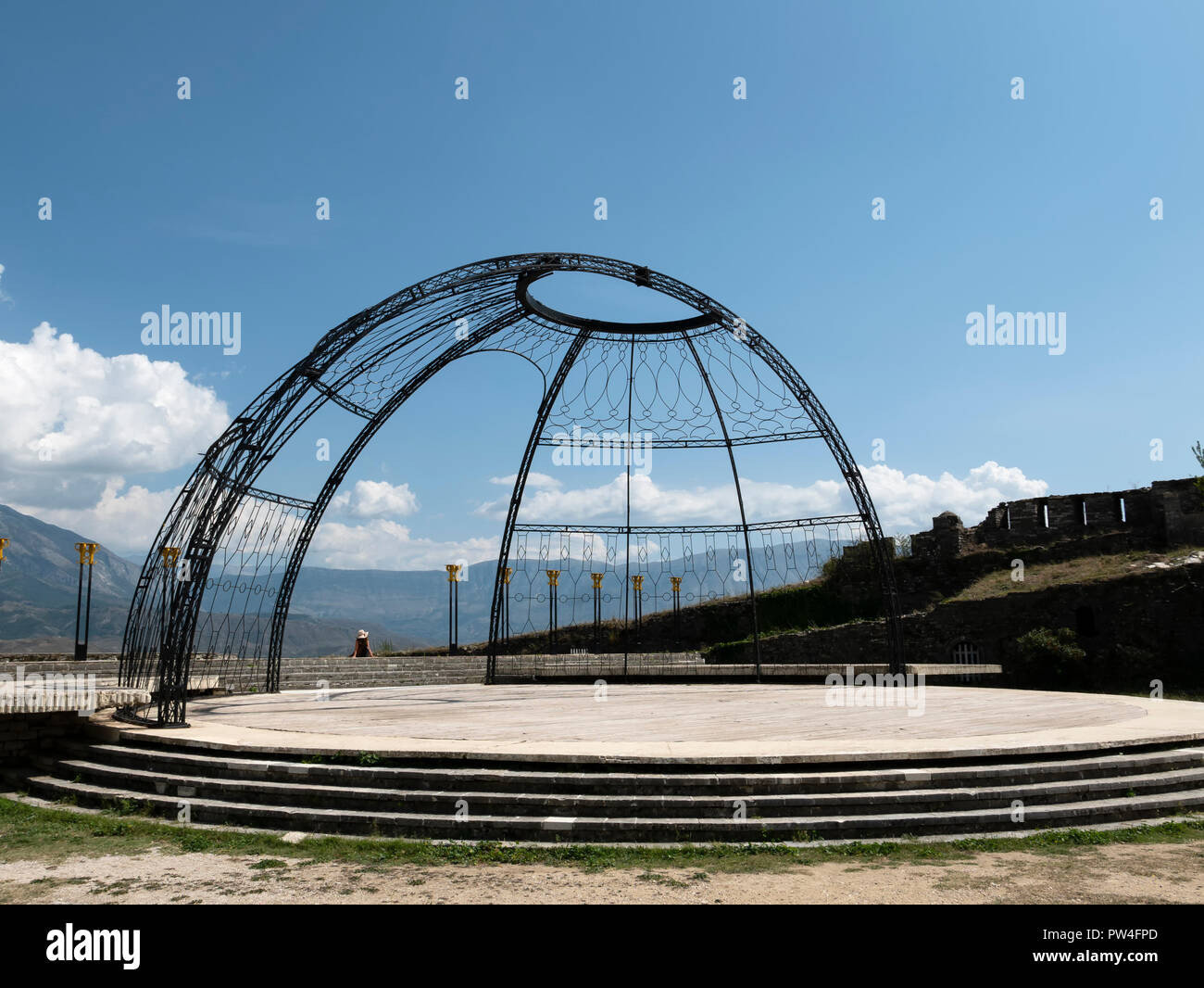 The Festival Stage, Gjirokaster Fortress, Gjirokaster, Gjirokaster ...