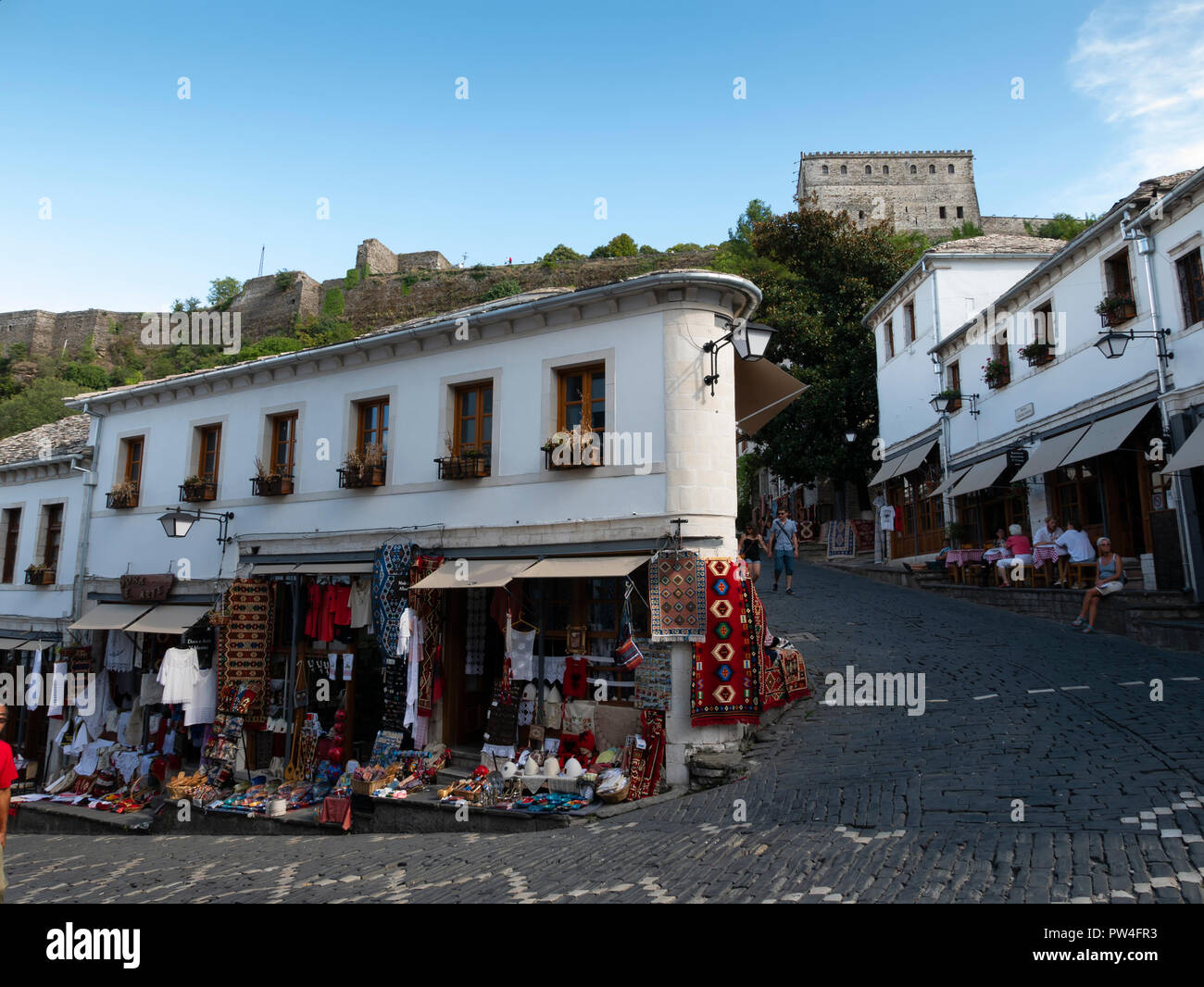 The Old Bazaar, Gjirokaster, Gjirokaster County, The Republic of ...