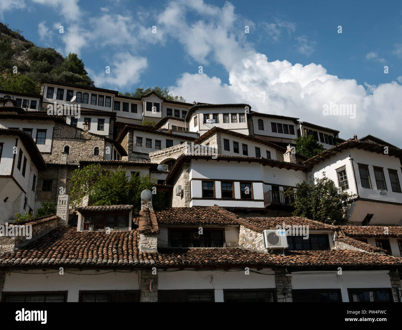 Berat, Berat County, The Republic of Albania Stock Photo - Alamy
