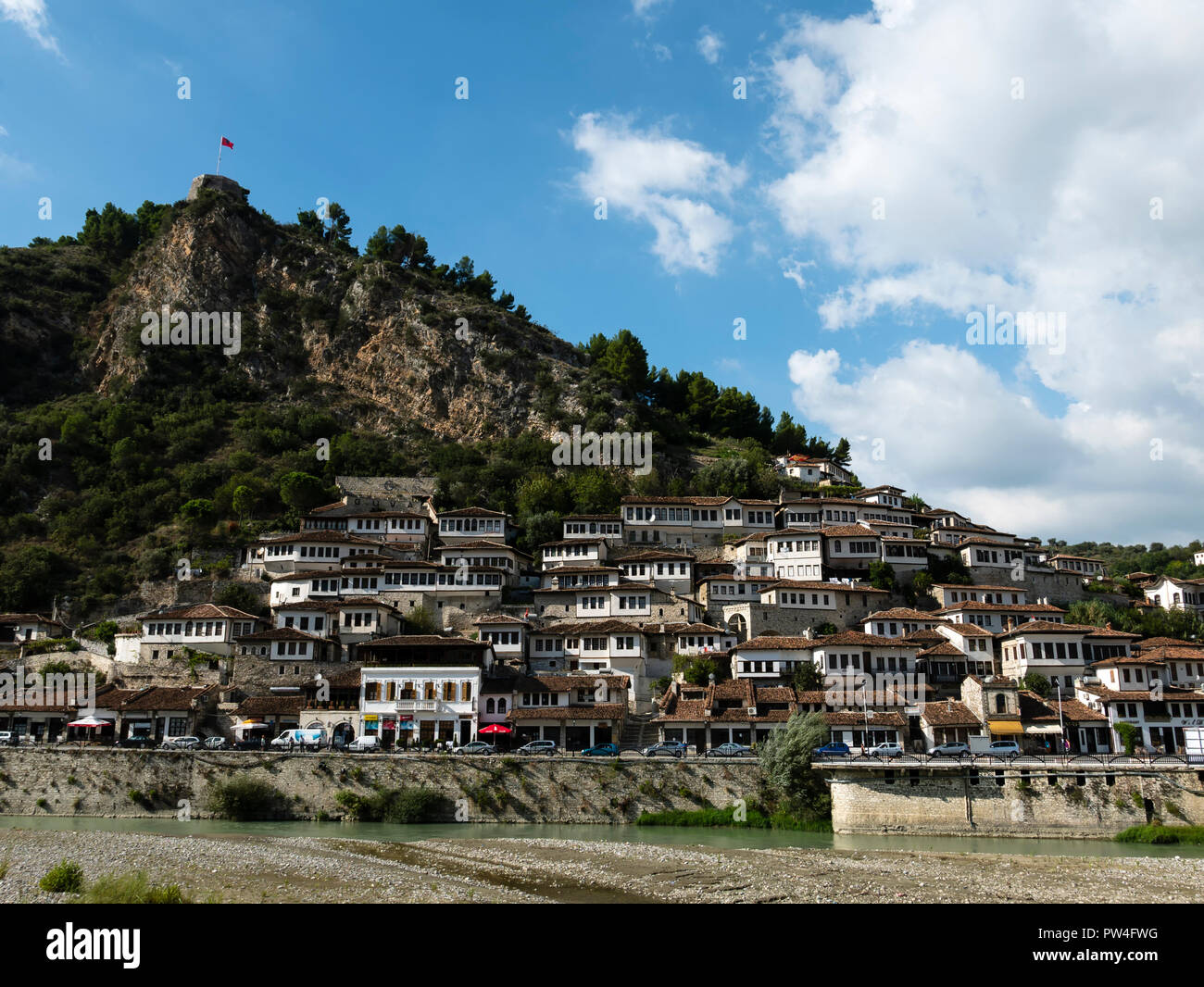Berat, Berat County, The Republic of Albania Stock Photo - Alamy