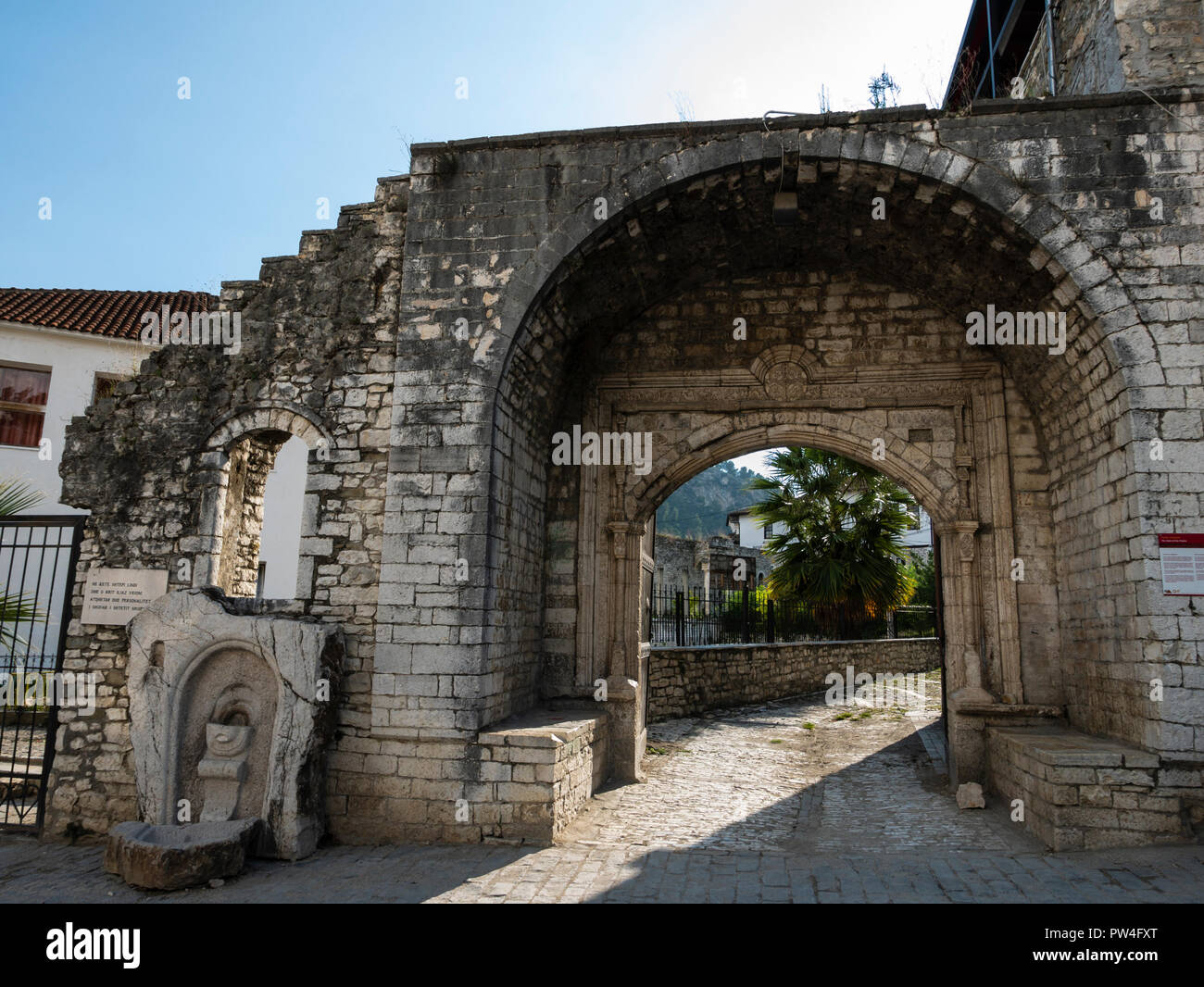 The Gate of the Pasha, Berat, Berat County, The Republic of Albania ...