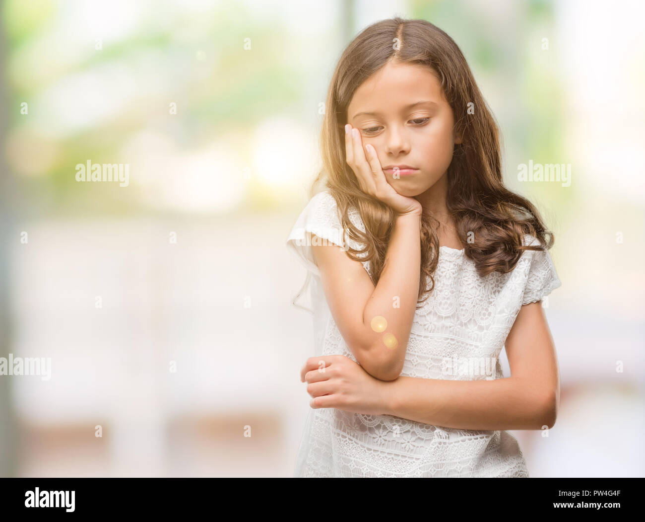 Child Praying Folding Arms