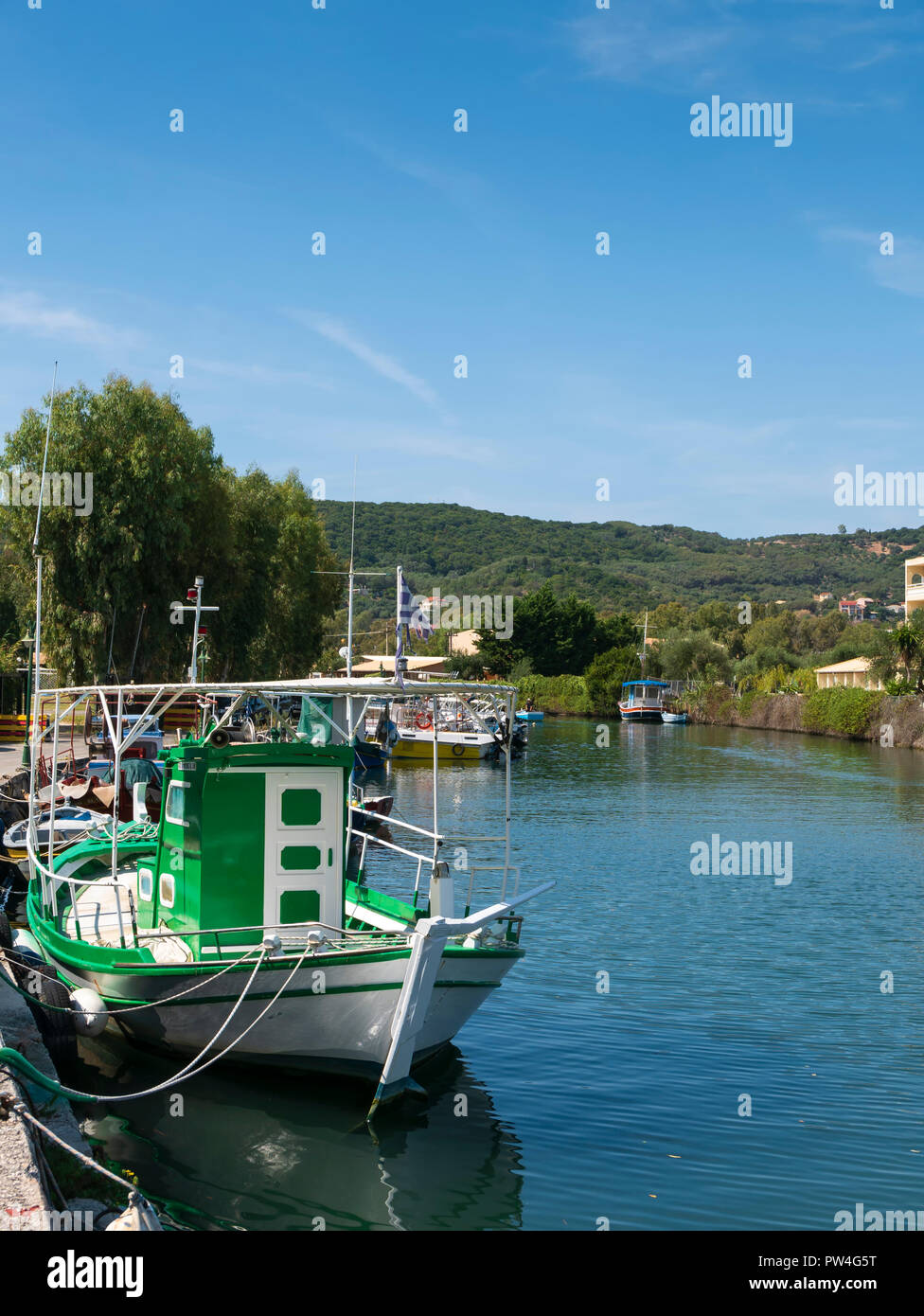 Messonghi River, Corfu, Ionian Islands, Greece Stock Photo - Alamy