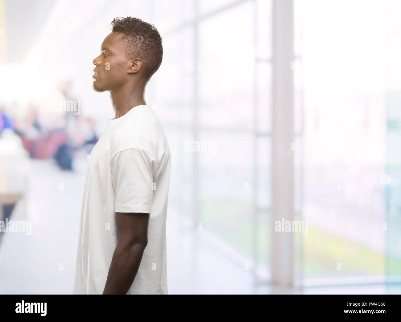 African American Boy Profile