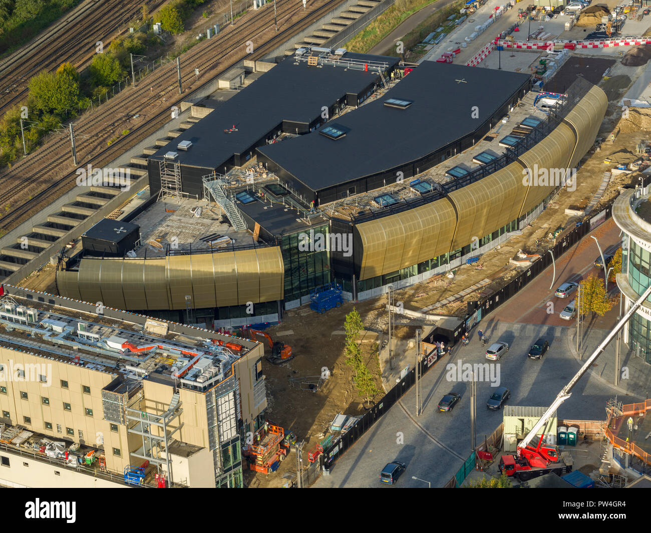 An aerial view of the south ashford hi-res stock photography and images ...
