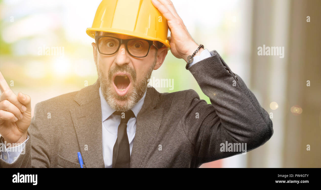 Engineer pointing hand safety hi-res stock photography and images - Alamy
