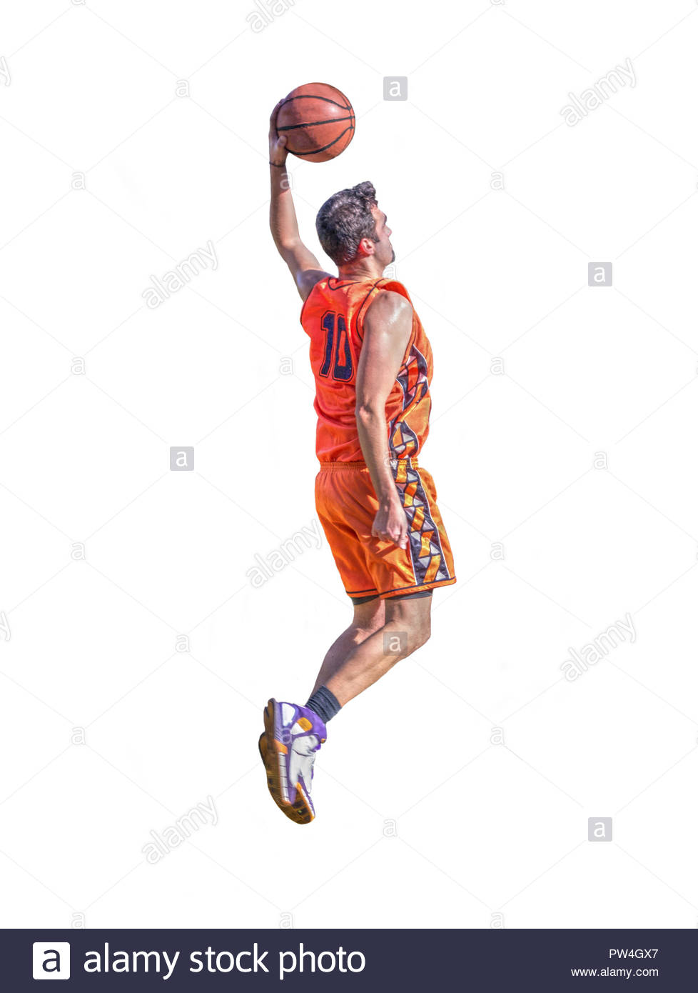 Basketball Dunk Cut Out Stock Images & Pictures - Alamy