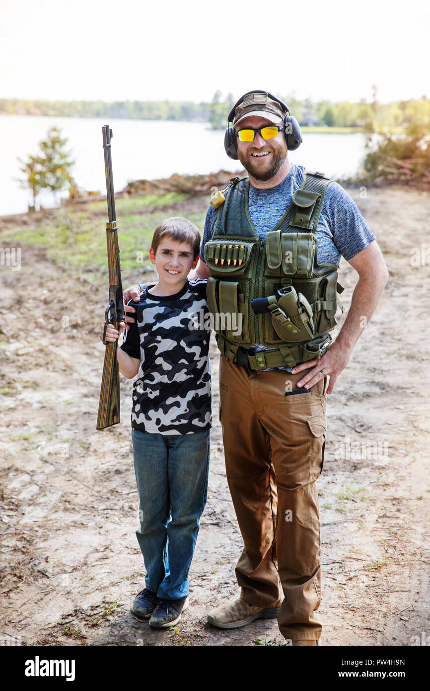 Father and son hunting hi-res stock photography and images - Alamy