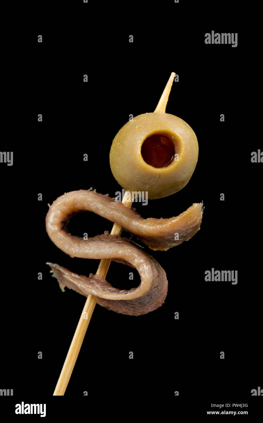Single anchovy fillet hi-res stock photography and images - Alamy