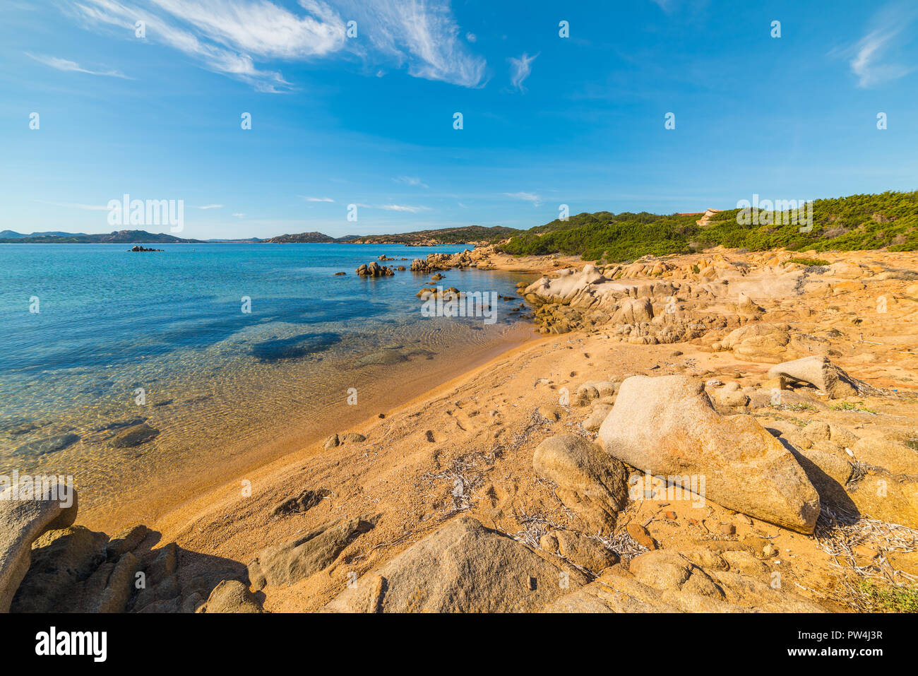 Spiaggia del relitto caprera italy hi-res stock photography and images ...