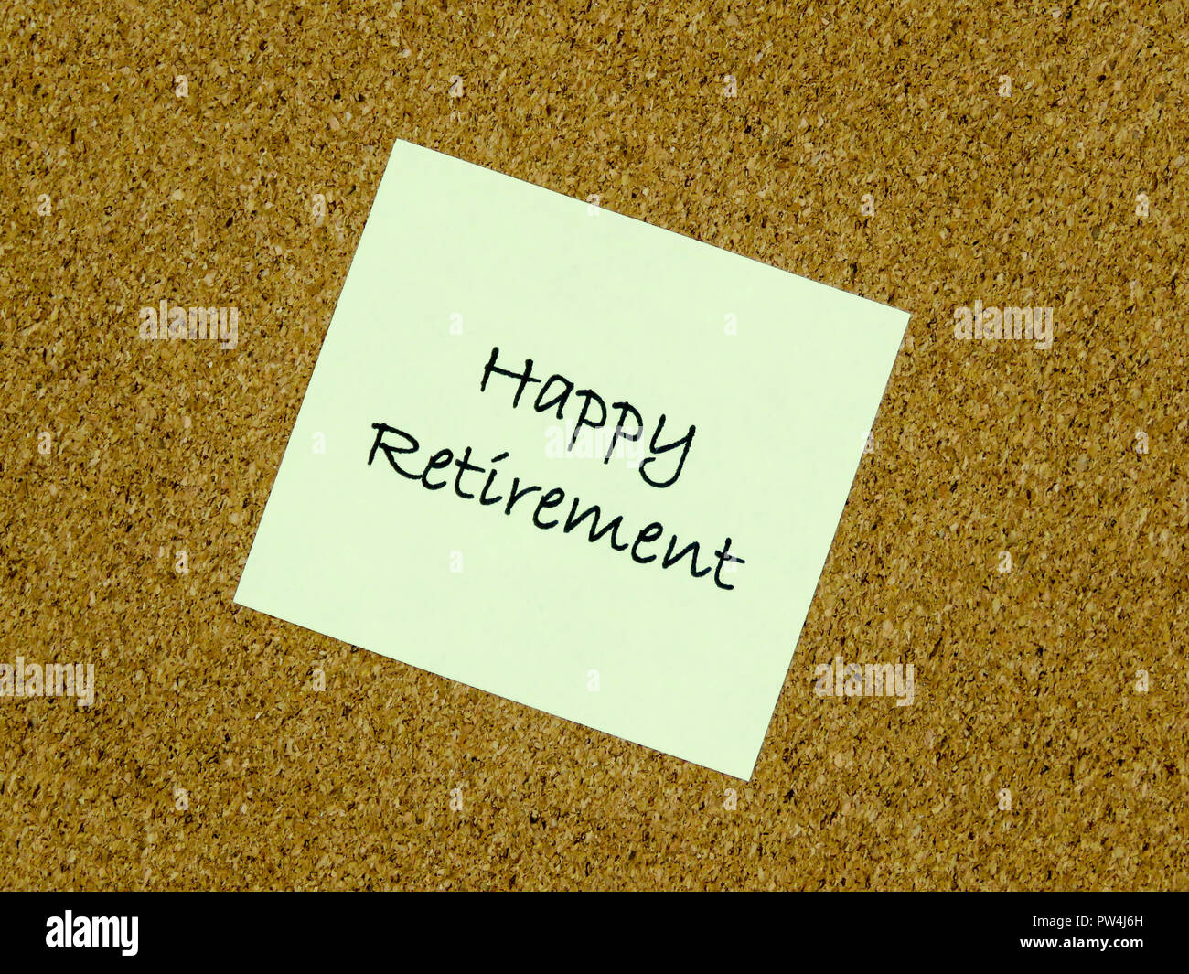 Happy retirement sign hi-res stock photography and images - Alamy