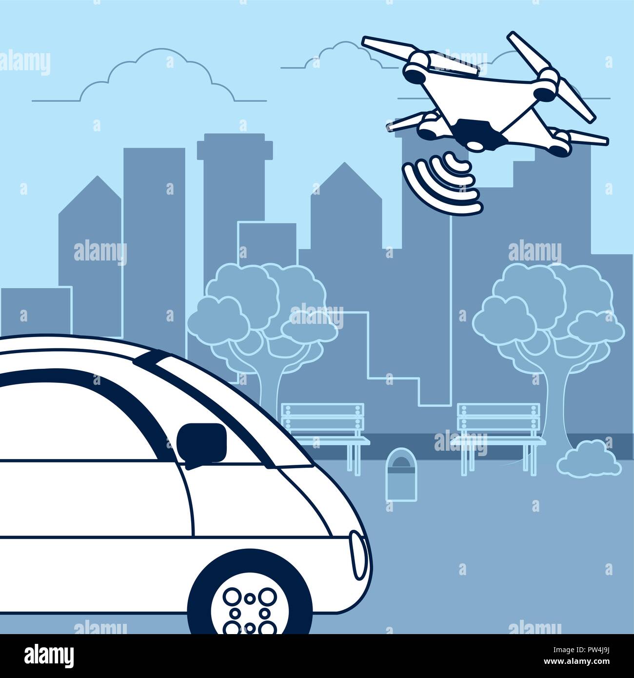 Drone tracking device hi-res stock photography and images - Alamy